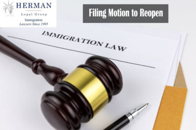 Filing Motion to Reopen With the Immigration Court.