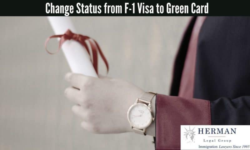How To Change Status Form f-1 Visa to Green Card Through Marriage